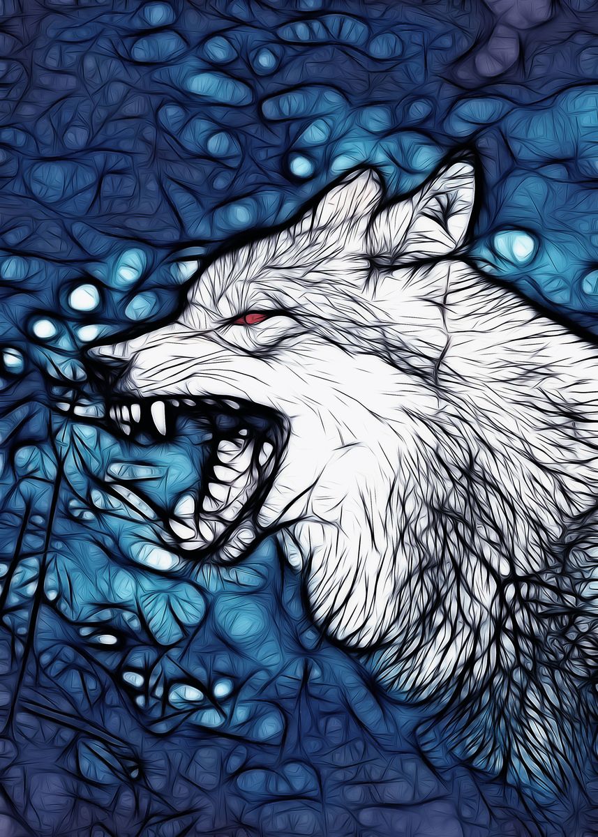 'Bad wolf' Poster by dmc 696 | Displate