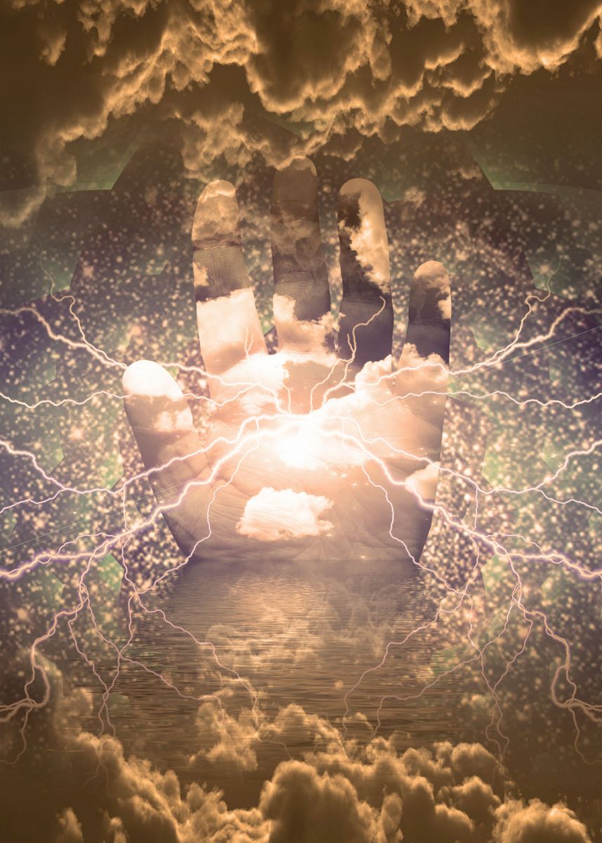 'The power of God' Poster, picture, metal print, paint by Bruce Rolff ...