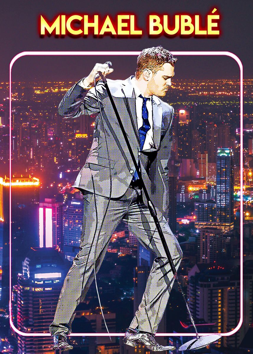 'Michael Buble' Poster, picture, metal print, paint by The Poster ...