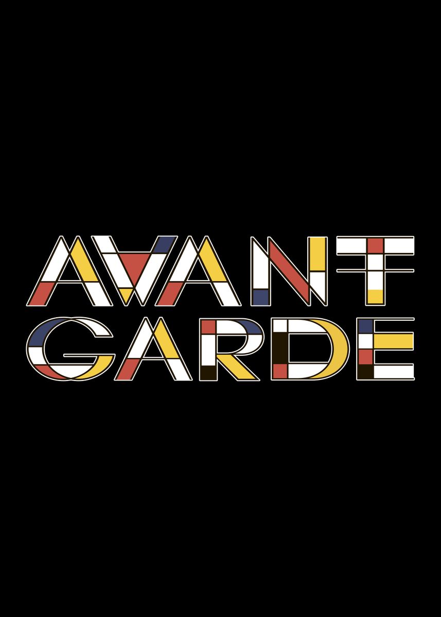'Avant Garde Text Art' Poster, picture, metal print, paint by Art ...