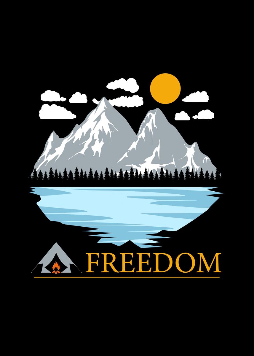 'Freedom ' Poster, picture, metal print, paint by Giovanni Poccatutte ...