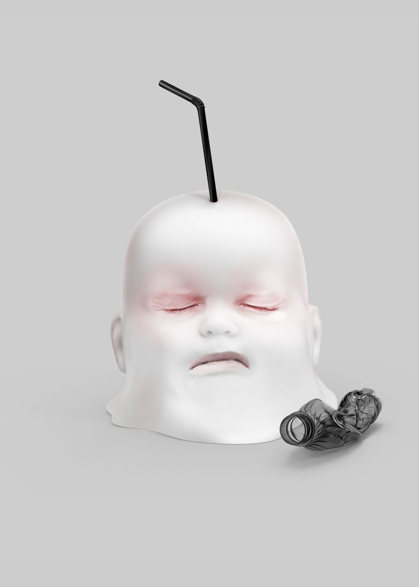 'Melting Baby' Poster by Jesse Metcalfe | Displate