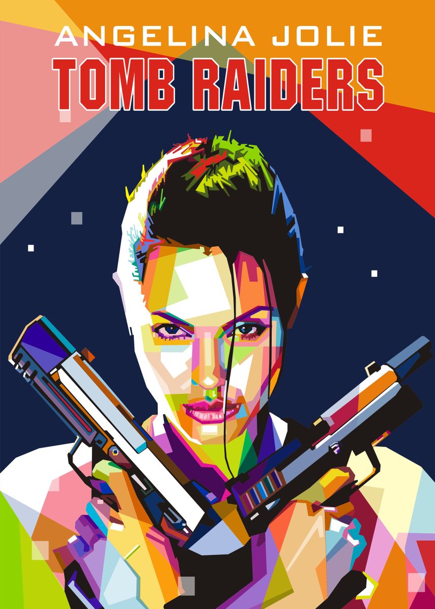 'Tomb Raiders' Poster, picture, metal print, paint by Aya Gano | Displate