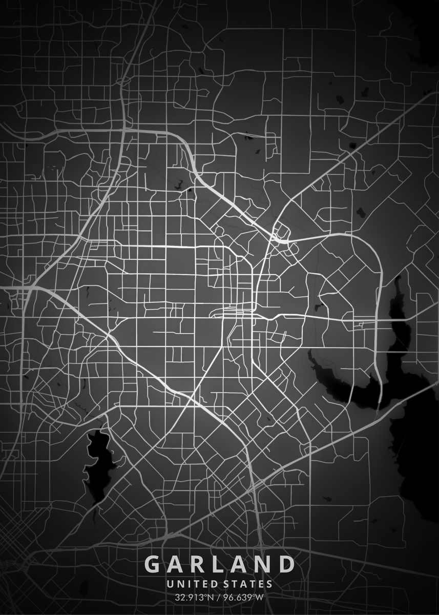 'Garland Map Posters' Poster by Merah Djoeang | Displate