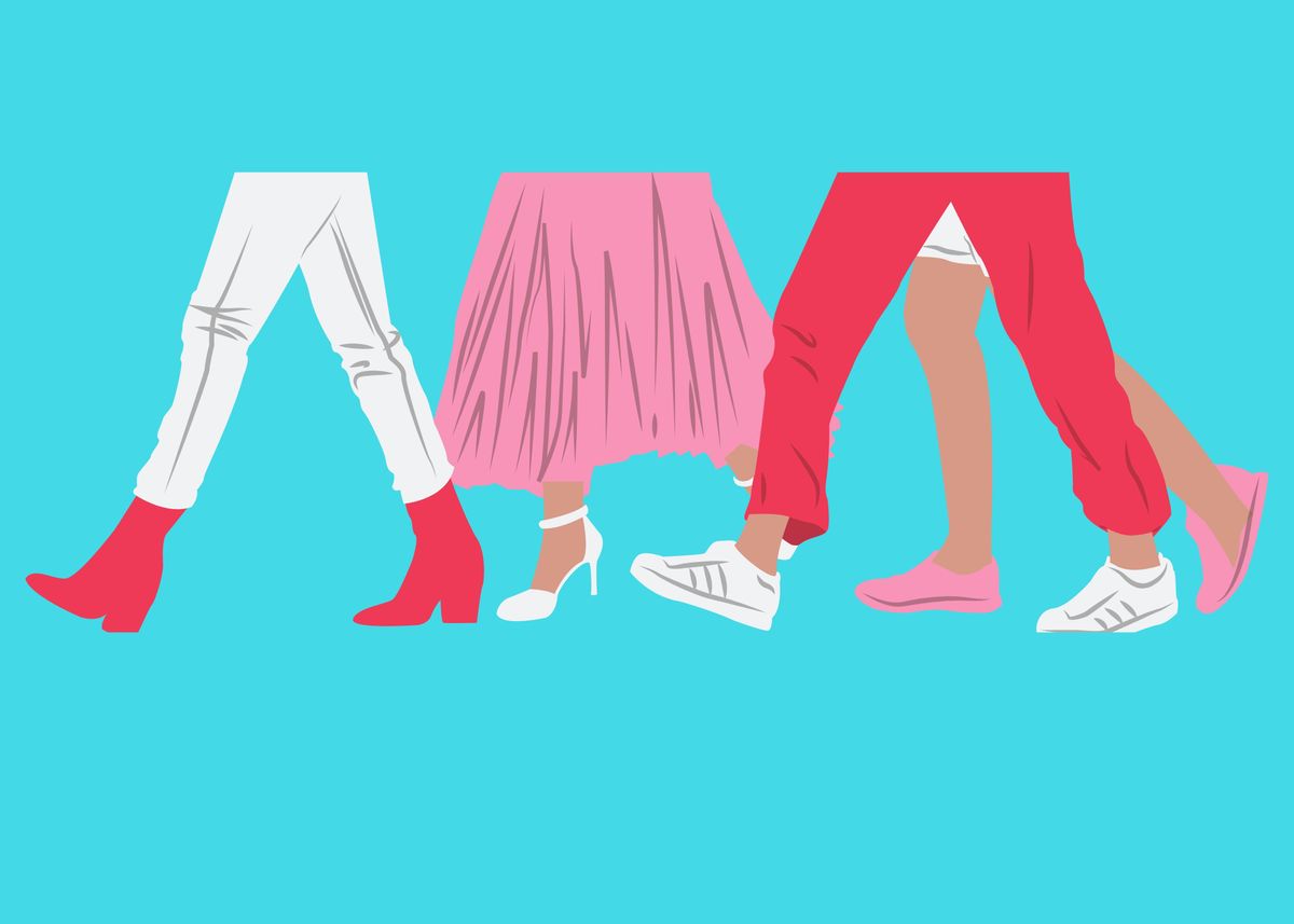 'legs of women' Poster by Shahena | Displate