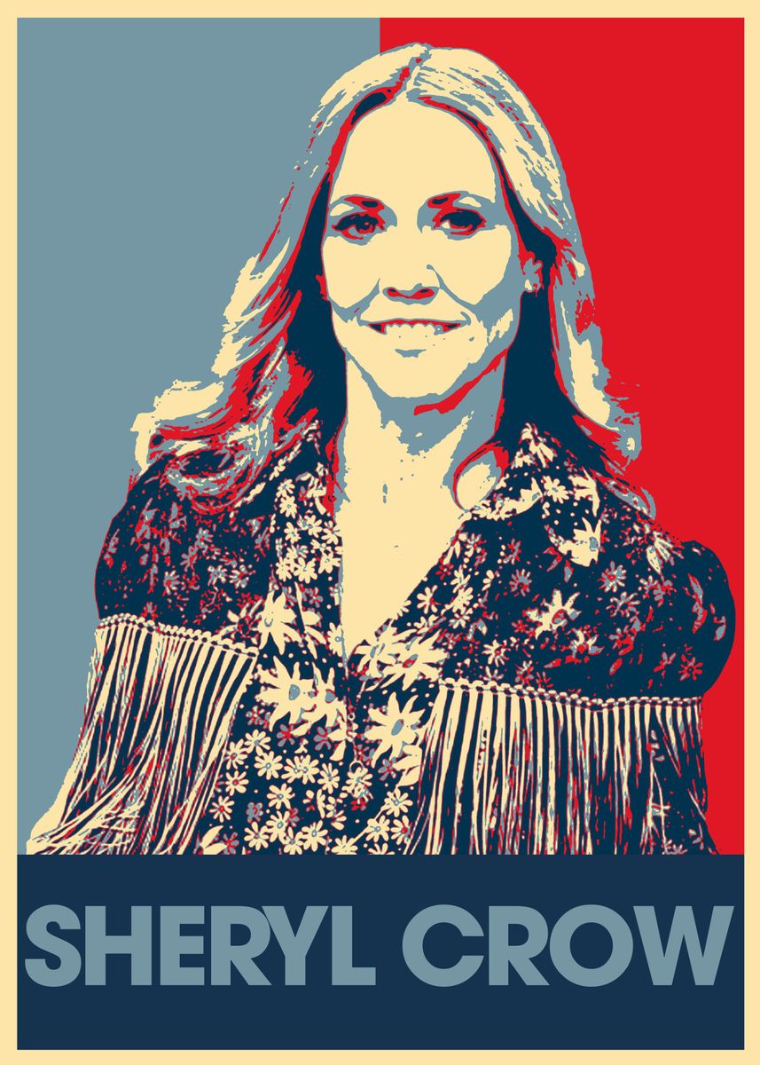 'Sheryl Crow' Poster, picture, metal print, paint by Cantrell Griffith ...