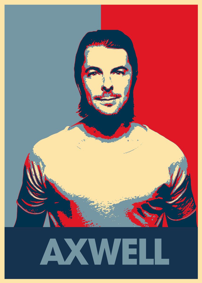 'Axwell' Poster, picture, metal print, paint by Cantrell Griffith ...