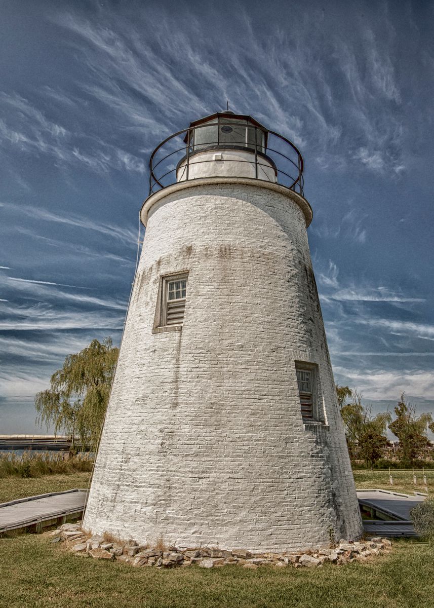 'Piney Point Lighthouse' Poster, picture, metal print, paint by Karen ...