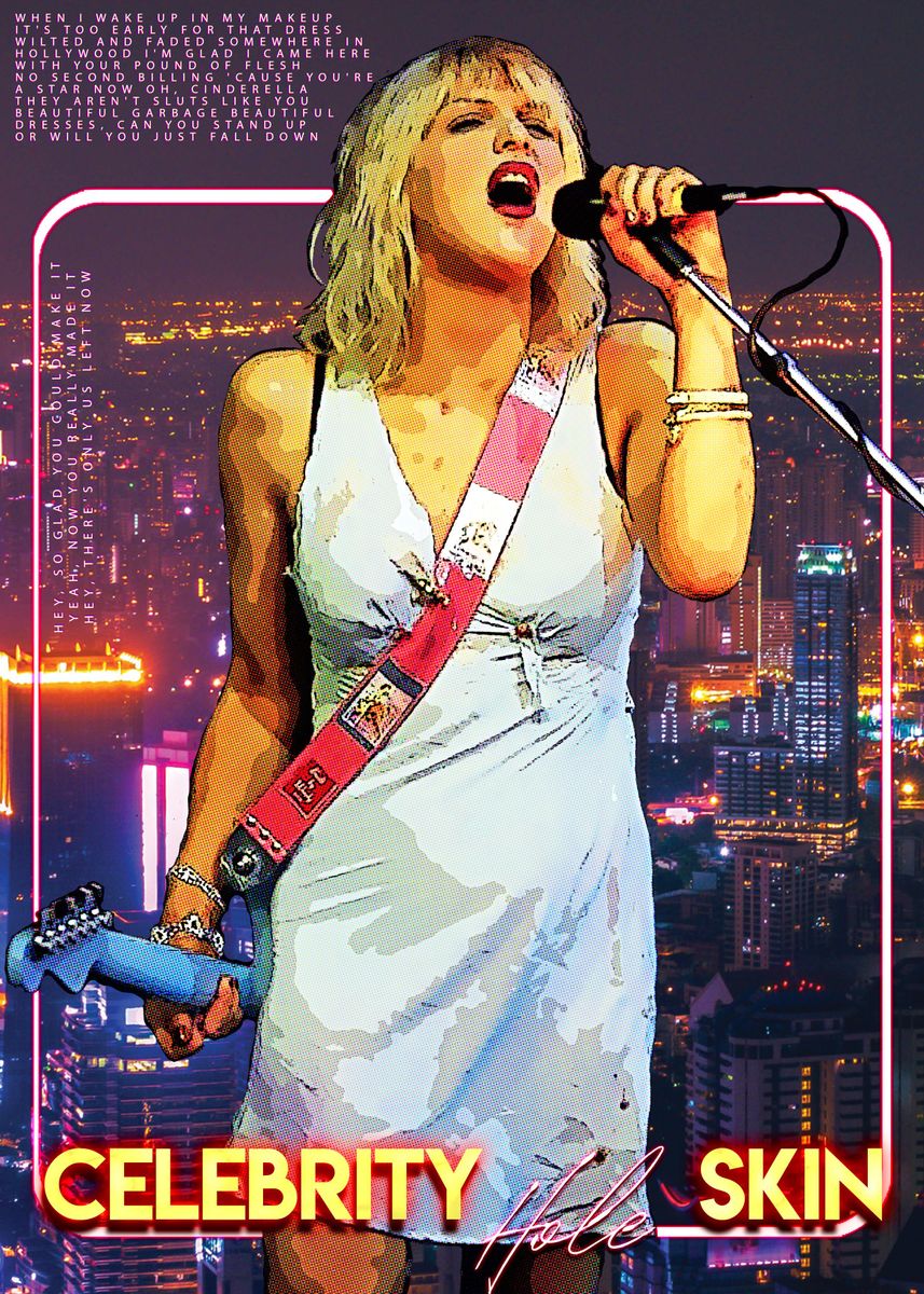 'Celebrity Skin ' Poster, picture, metal print, paint by The Poster ...