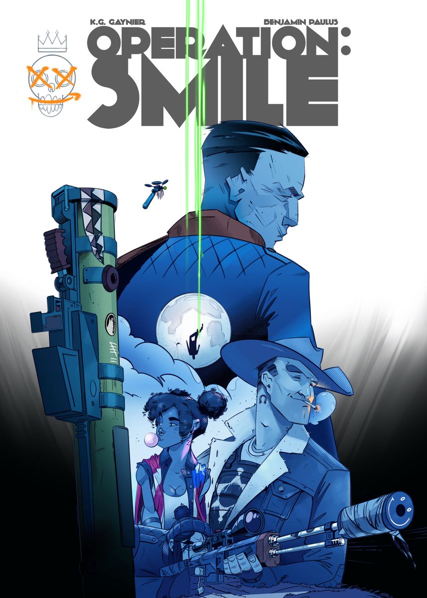 'Operation Smile' Poster, picture, metal print, paint by Kyle G | Displate