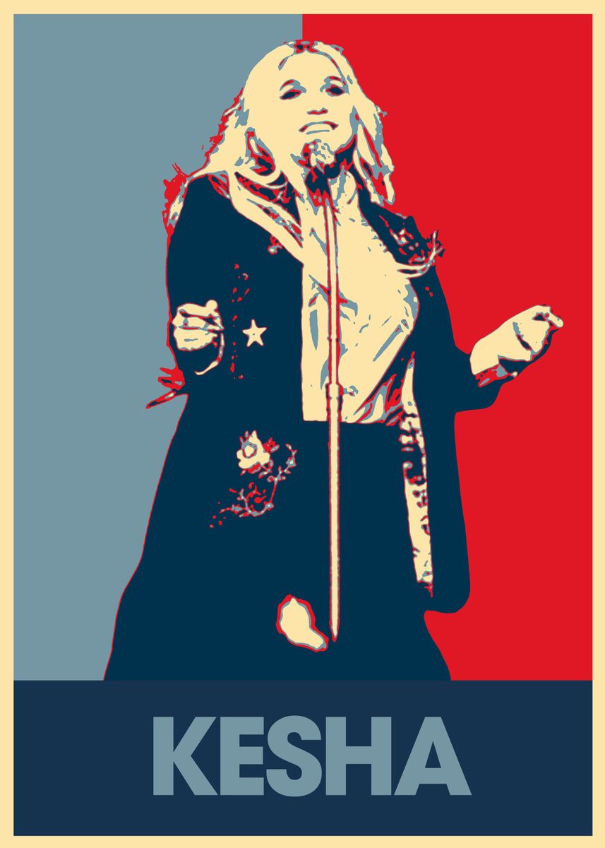 'Kesha' Poster by Cantrell Griffith | Displate