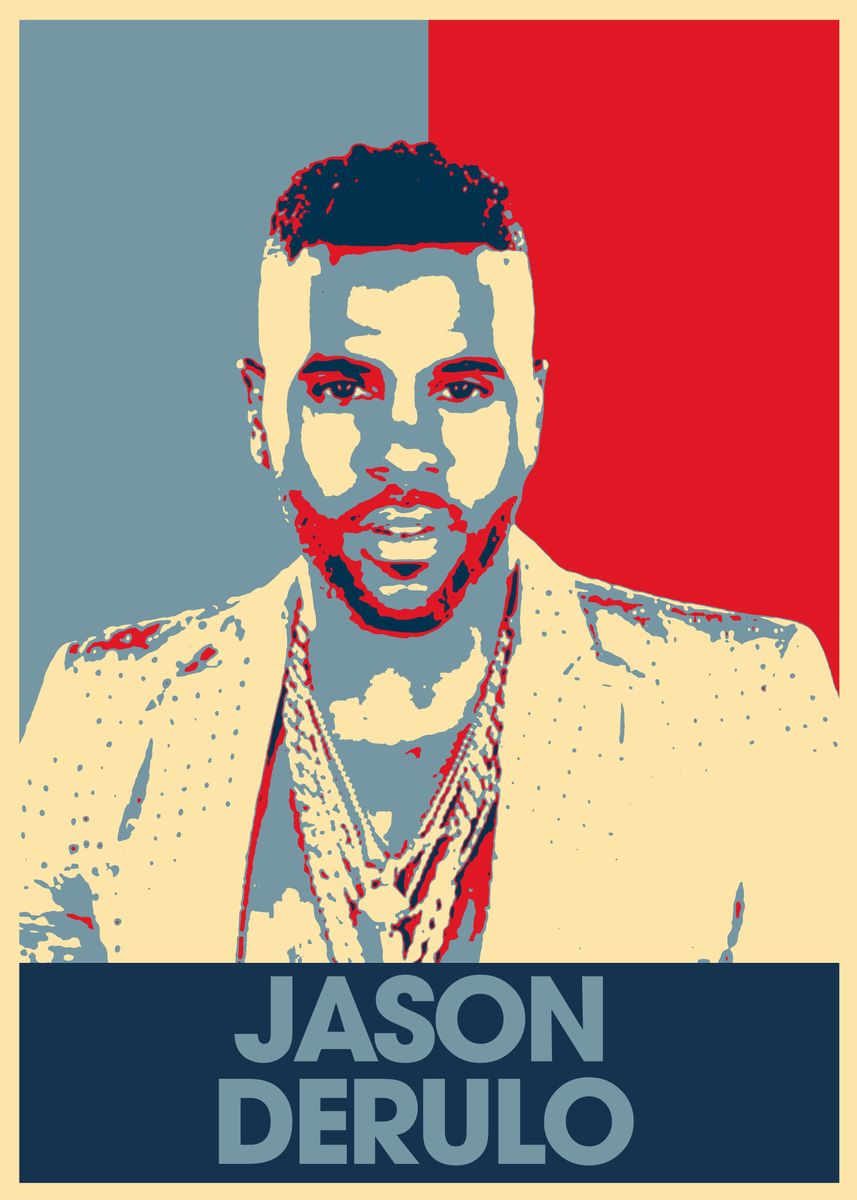 'Jason Derulo' Poster, picture, metal print, paint by Cantrell Griffith ...
