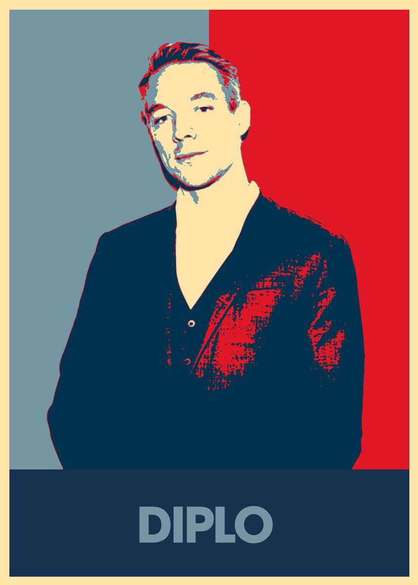 'Diplo' Poster, picture, metal print, paint by Cantrell Griffith | Displate