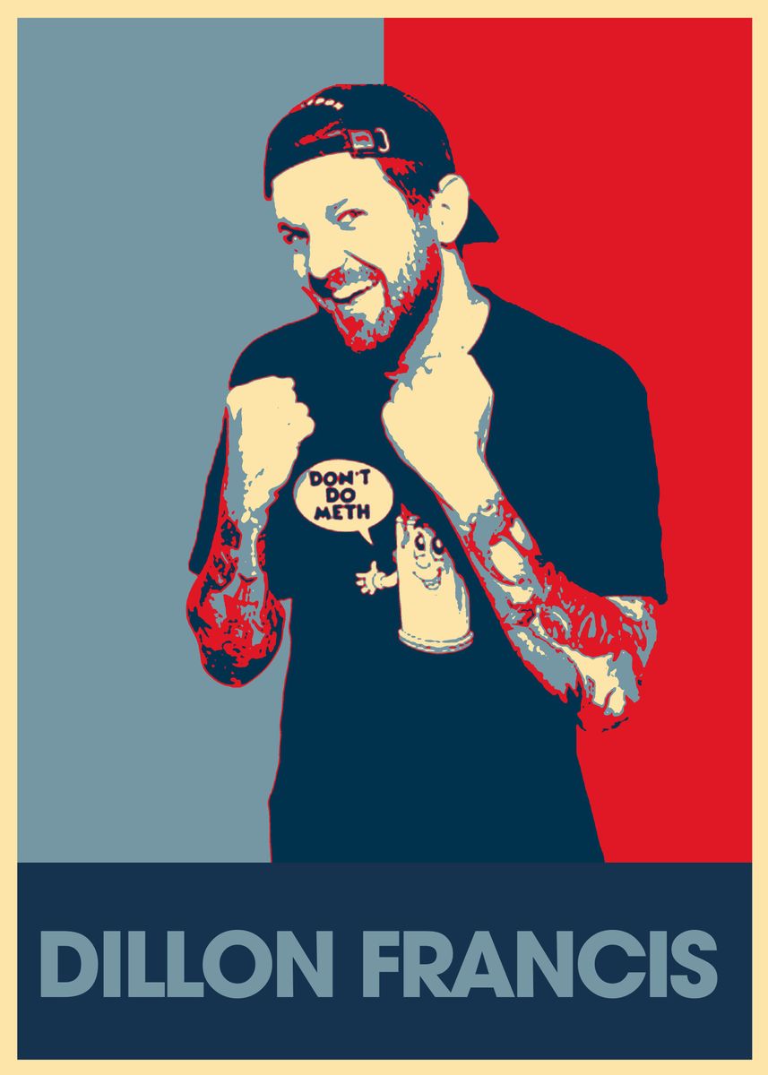 'Dillon Francis' Poster, picture, metal print, paint by Cantrell ...