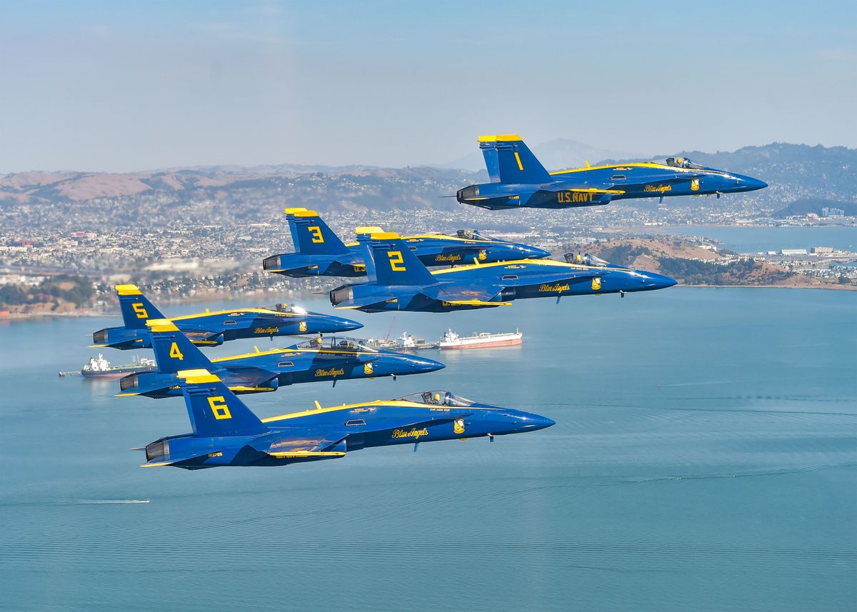 'Blue Angels' Poster by Conceptual Photography | Displate