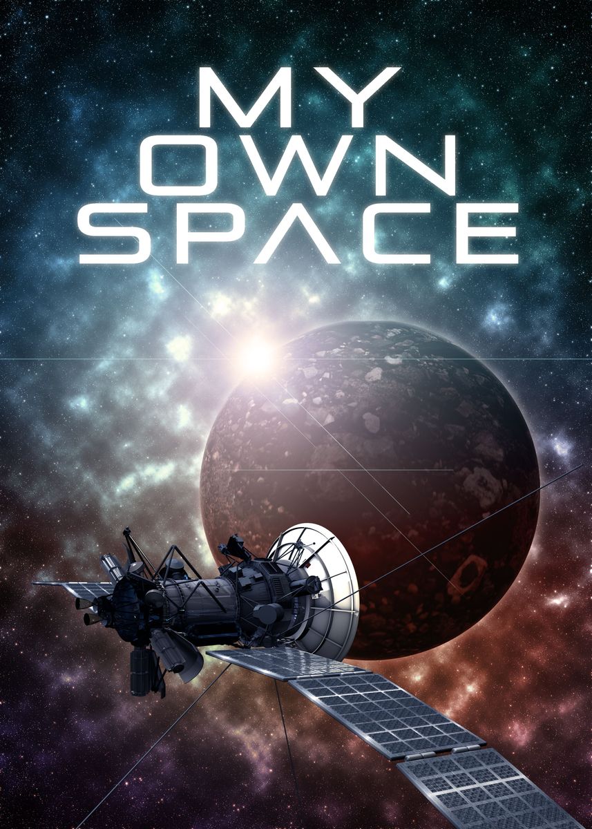 'My Own Space' Poster, picture, metal print, paint by 23STEPS | Displate