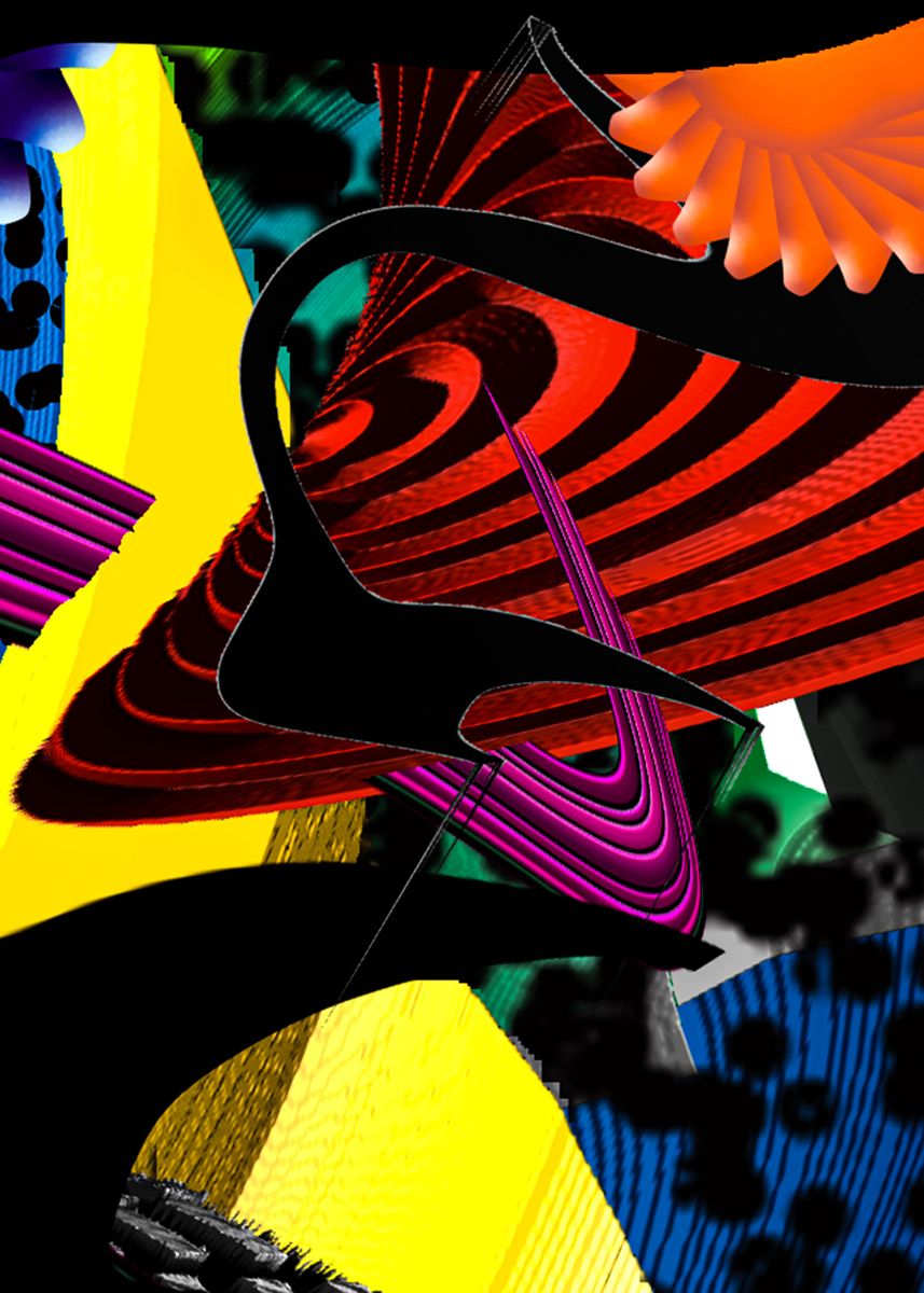 'Sparks fly ' Poster, picture, metal print, paint by Les Beer | Displate