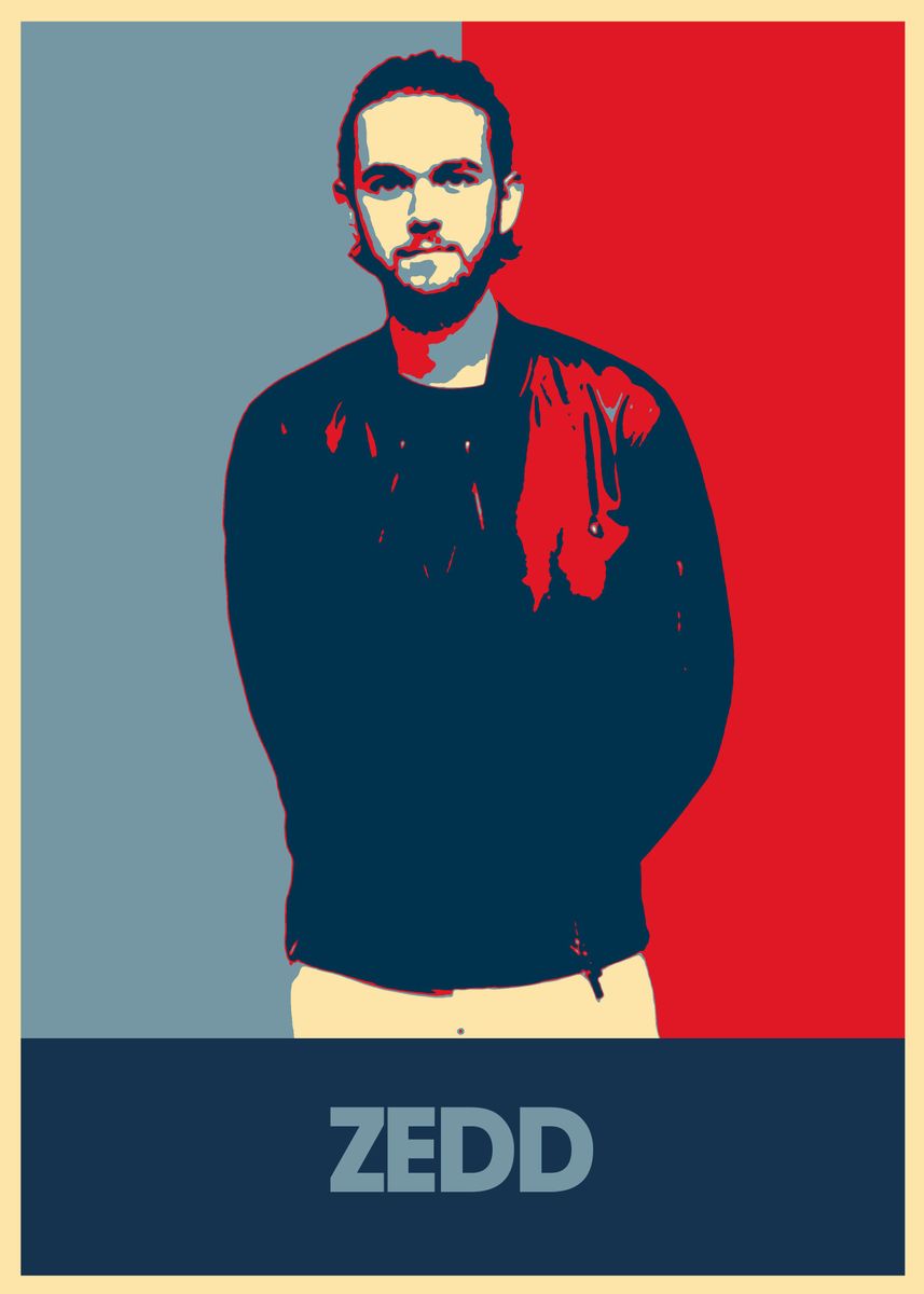 'Zedd' Poster, picture, metal print, paint by Cantrell Griffith | Displate