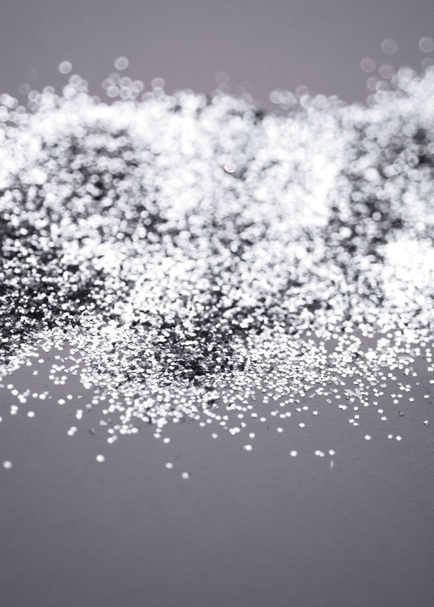 'SILVER Lady Glitter 2' Poster, picture, metal print, paint by Anita's ...