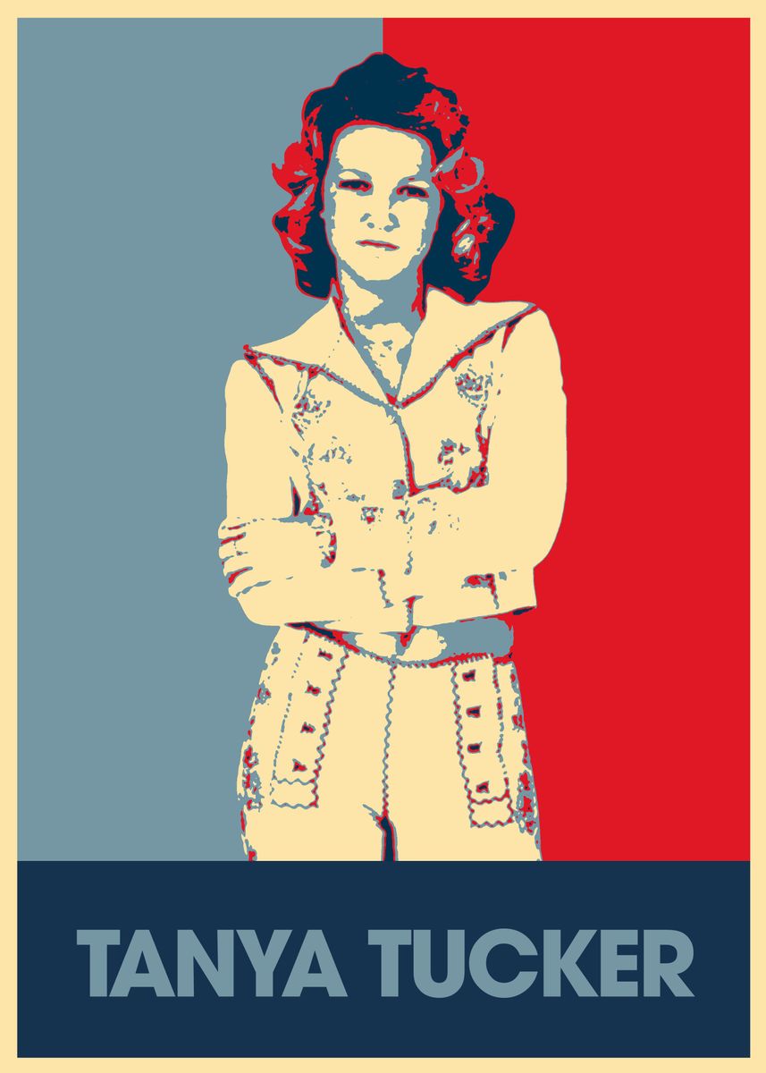 ' Tanya Tucker' Poster, picture, metal print, paint by Cantrell ...