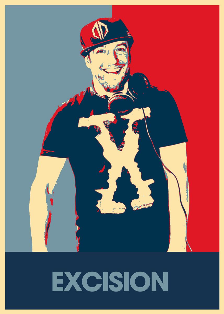 'Excision' Poster, picture, metal print, paint by Cantrell Griffith ...