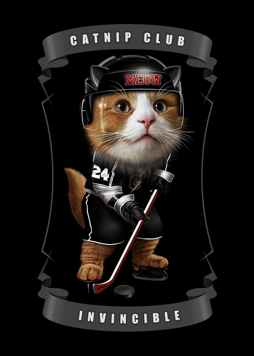 'TEAM CATNIP' Poster, picture, metal print, paint by adamlawless | Displate