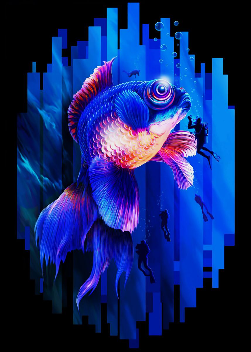 'GOLDFISH 2019' Poster by adamlawless | Displate
