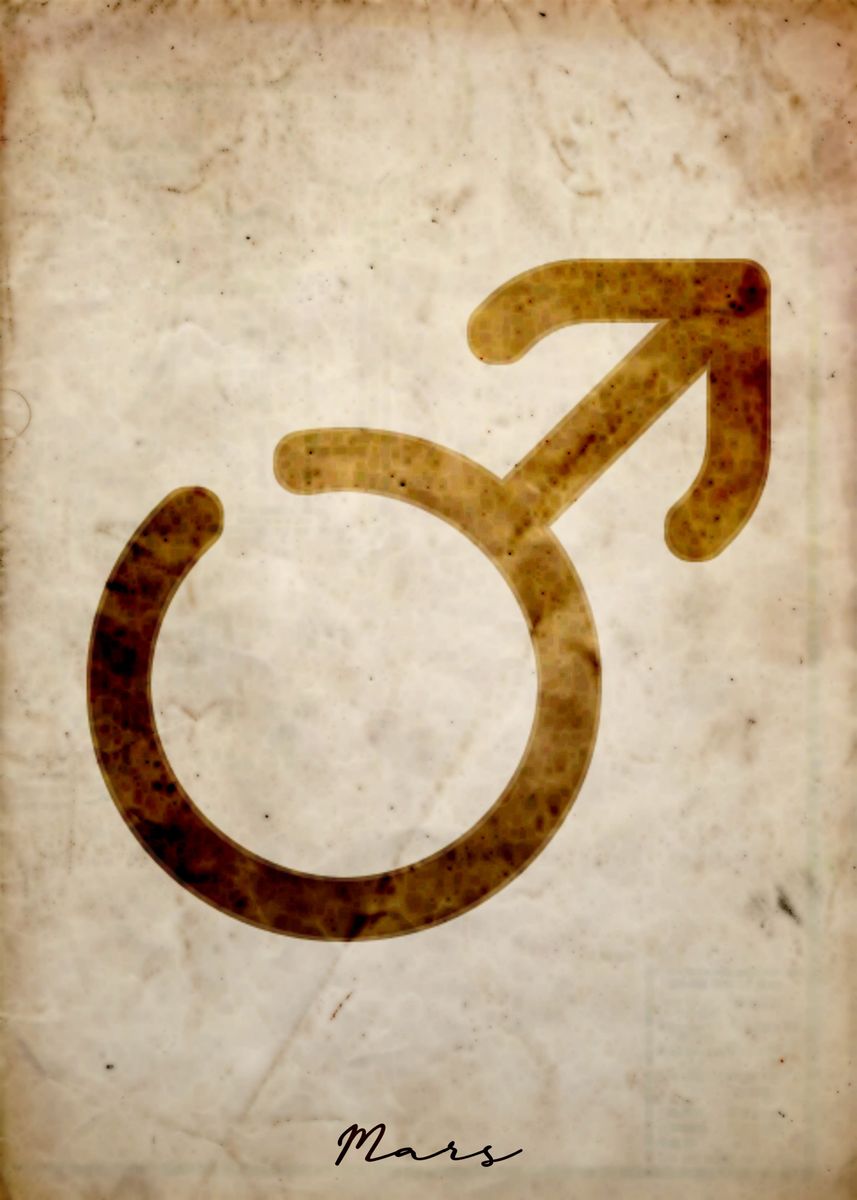 'Mars' Poster by WiseWordsWonders | Displate