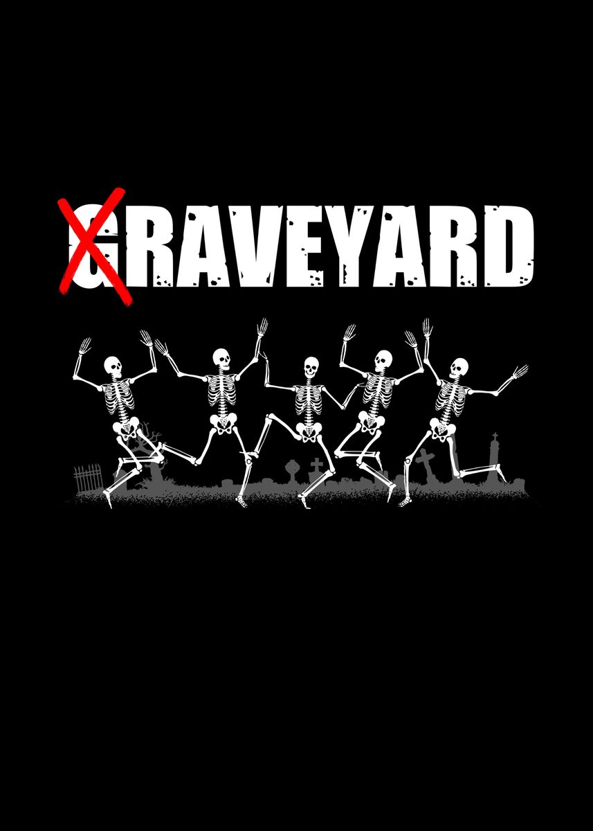 'Graveyard' Poster by Giovanni Poccatutte | Displate