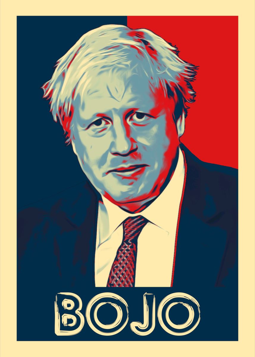 'Boris Johnson BOJO' Poster, picture, metal print, paint by Jon ...