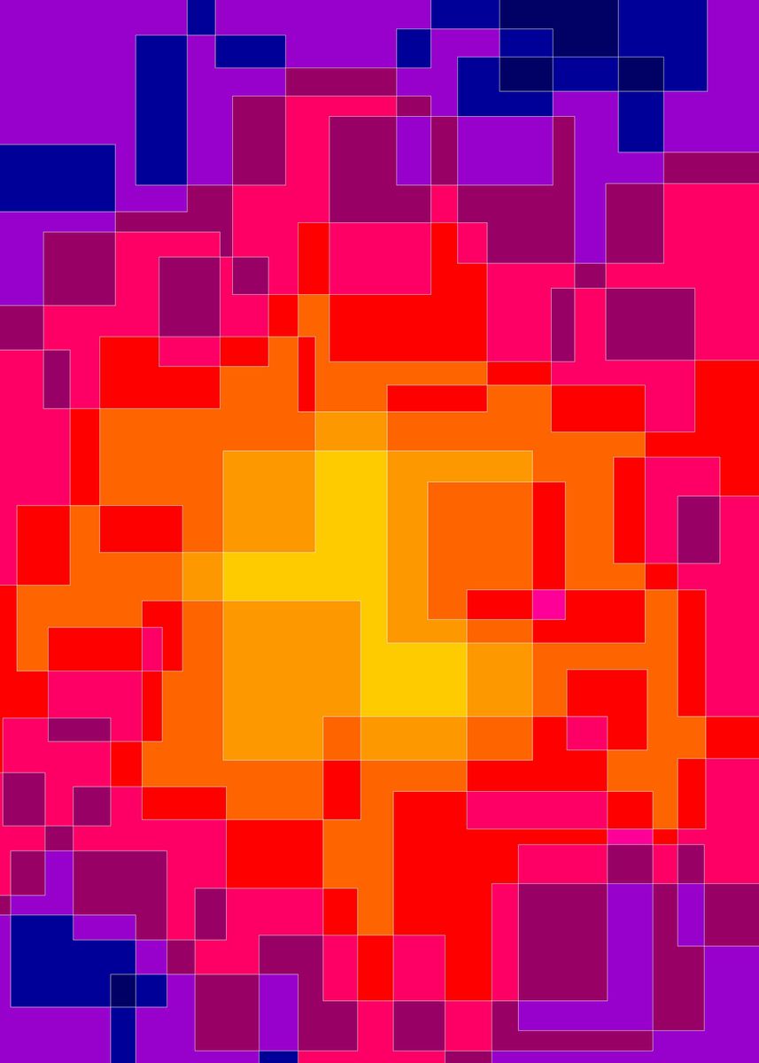 'Photon Gradient' Poster by Memo2007Ultra | Displate