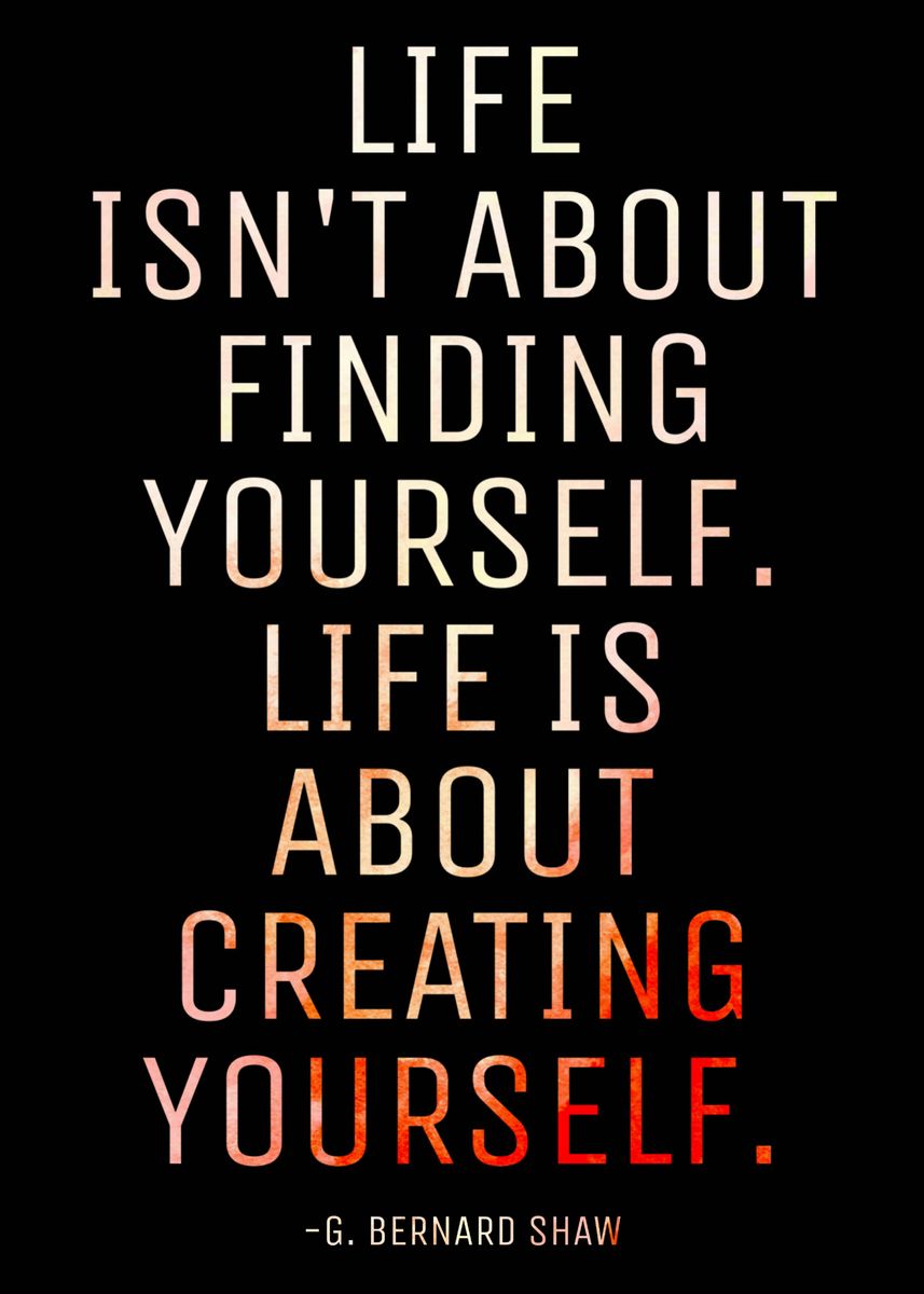 'Creating Yourself' Poster, picture, metal print, paint by crbn design ...