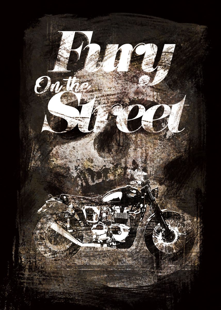 'Fury On The Road Sepia' Poster, picture, metal print, paint by Dawid ...