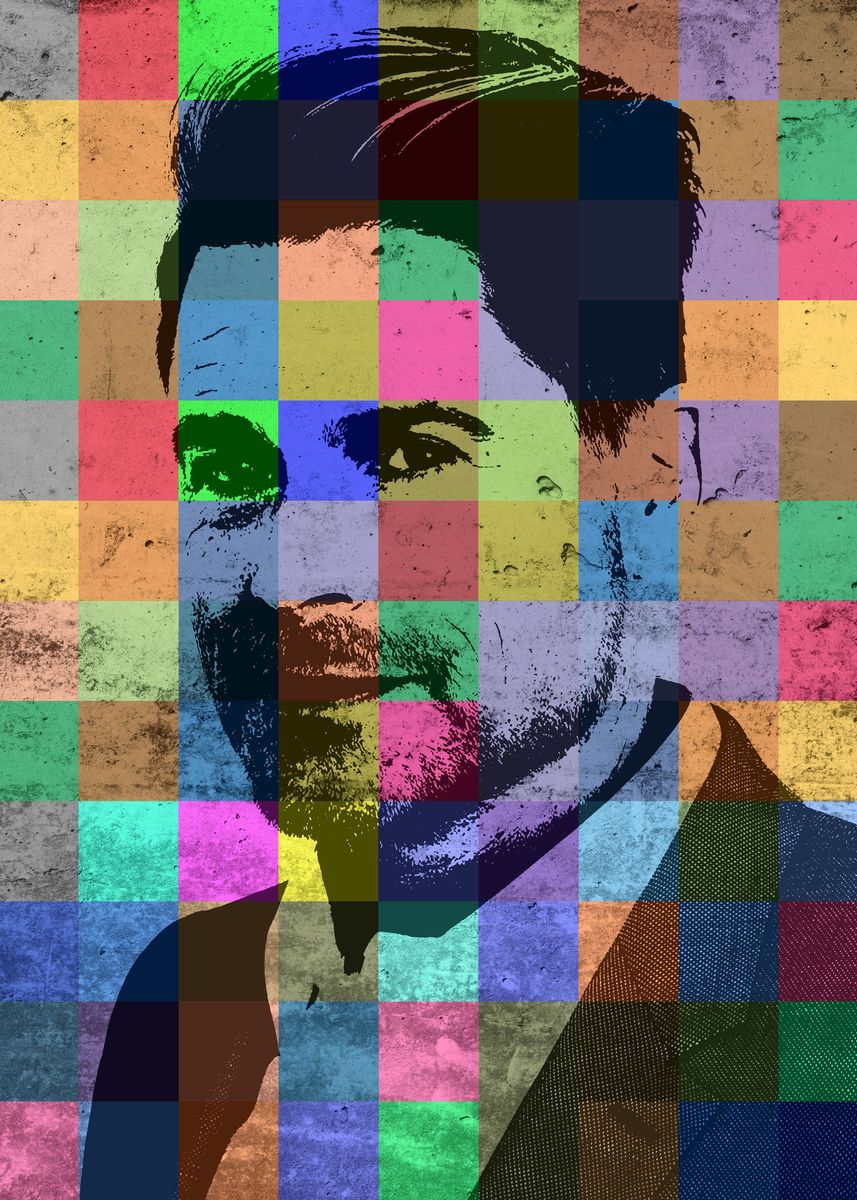 'Rob Lowe Portrait' Poster by Design Turnpike | Displate