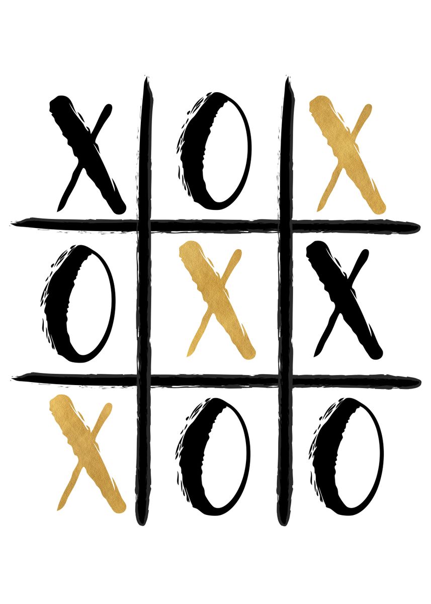 'XO Game' Poster by Emiliano Deificus | Displate