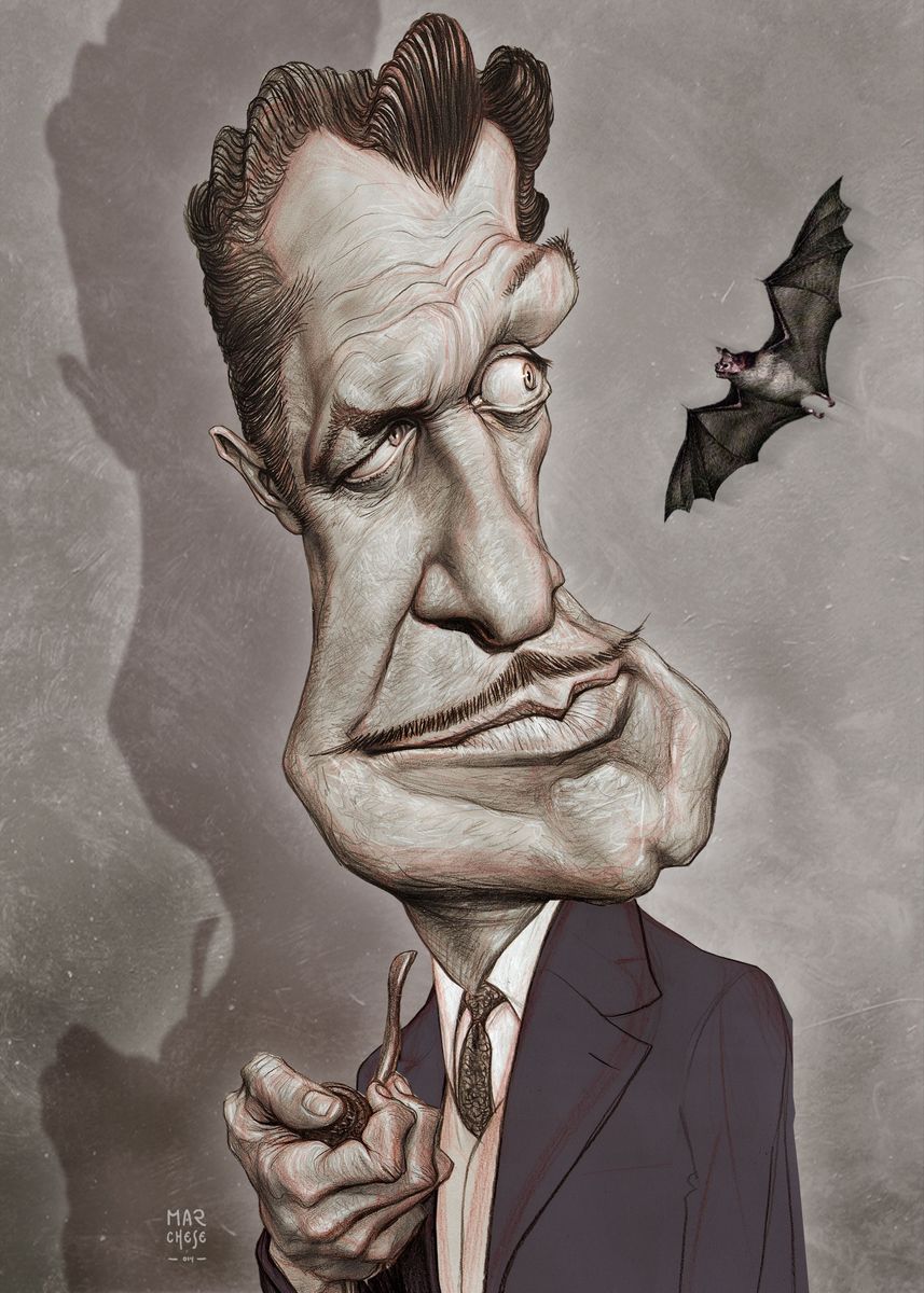 'Vincent Price' Poster by Marcelo Marchese | Displate