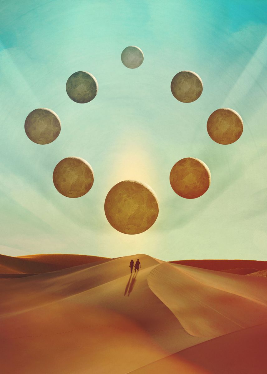 'Vortex' Poster, picture, metal print, paint by Fran Rodríguez | Displate