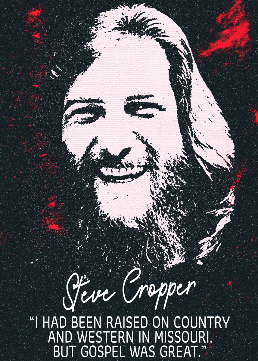 'Steve Cropper' Poster by TI KI | Displate