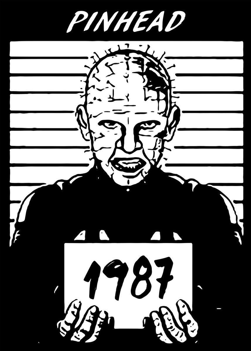 'Pinhead halloween classic' Poster, picture, metal print, paint by ...