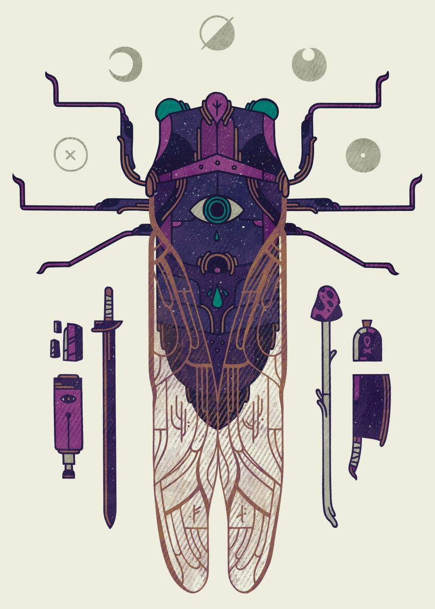 'The Harbinger' Poster, picture, metal print, paint by Hector Mansilla ...