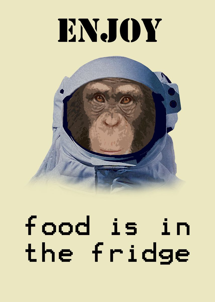 'monkey ' Poster, picture, metal print, paint by Thogi Gio | Displate