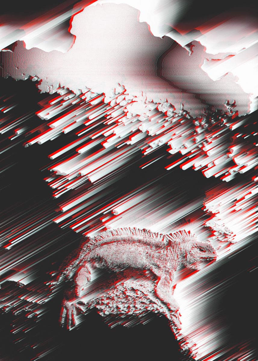 'Dissolve' Poster, picture, metal print, paint by Nick Dudink | Displate