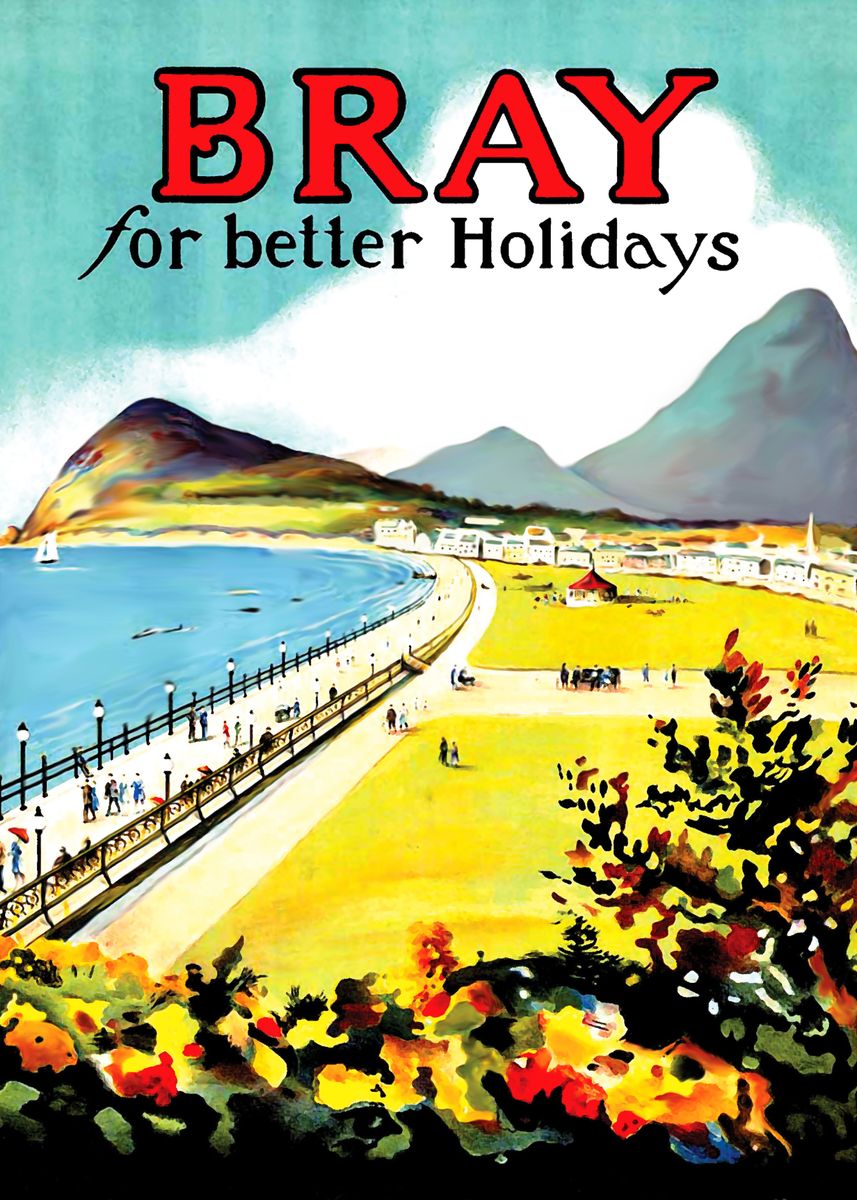 'Bray' Poster, picture, metal print, paint by Long Shot | Displate