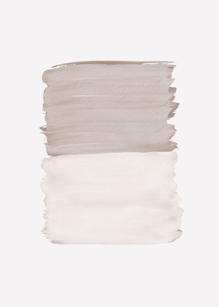 'Neutral Minimalism 1' Poster, picture, metal print, paint by Anita's ...