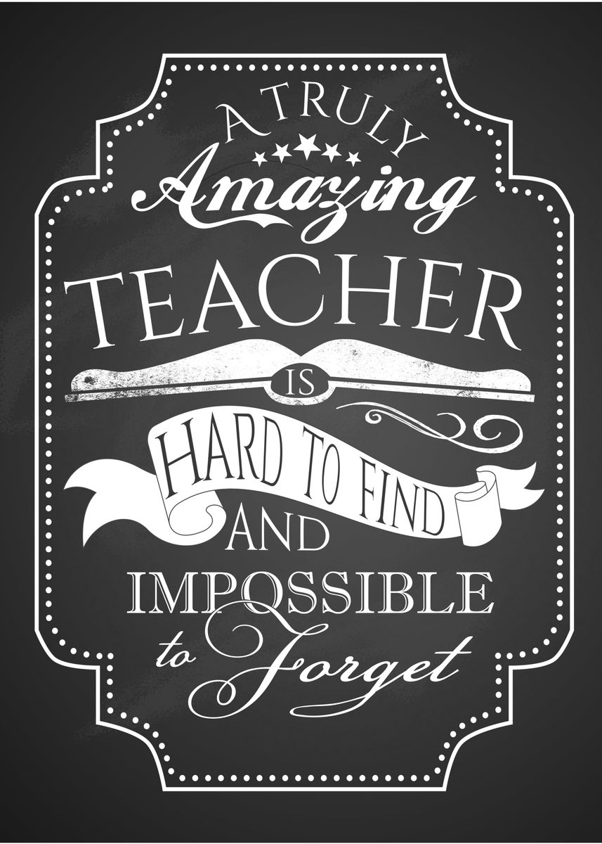'Teacher appreciation gift' Poster by TheArtyApples | Displate