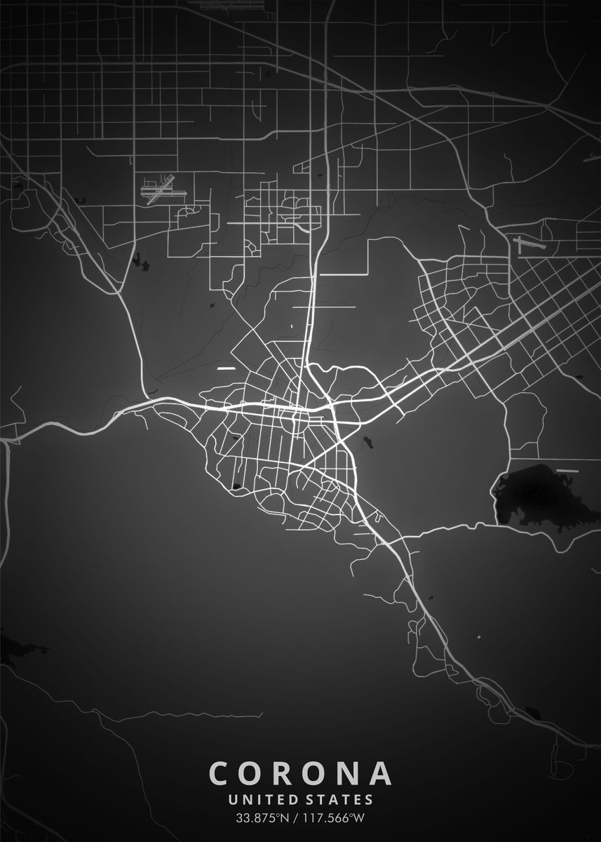 'Corona Map Posters' Poster by Merah Djoeang | Displate