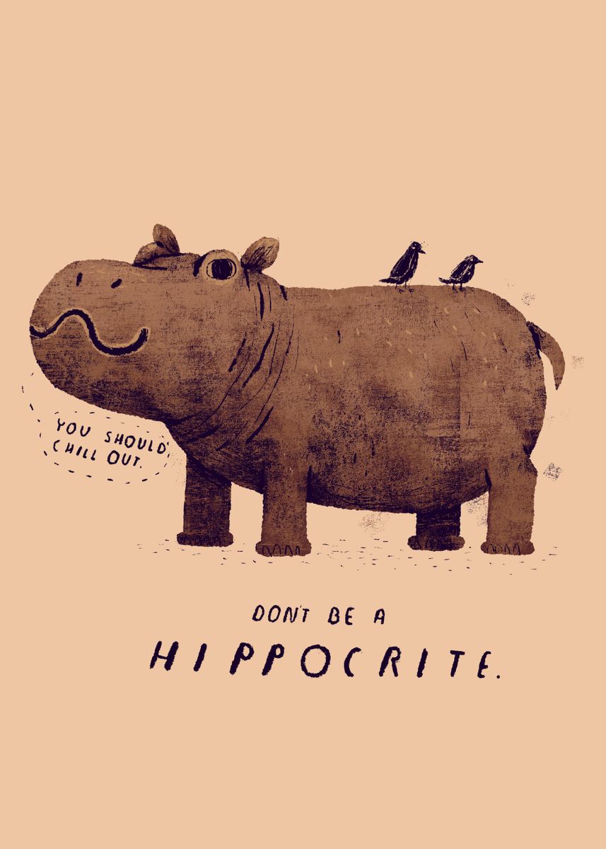 'hippocrite' Poster by Louis roskosch | Displate