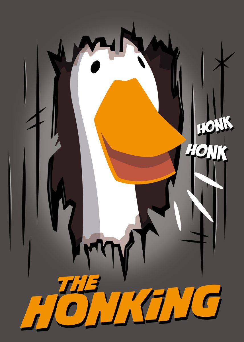 'The Honking' Poster, picture, metal print, paint by Olipop Art and ...