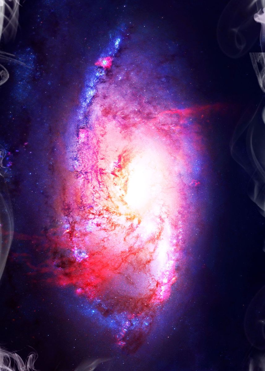 'Stars and Smoke 01' Poster by Brad Iulian | Displate