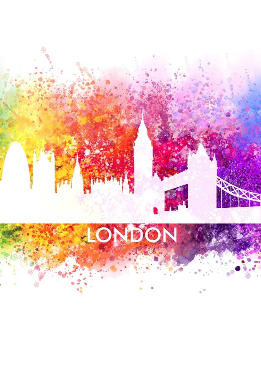 'london' Poster, picture, metal print, paint by Project X Project X ...